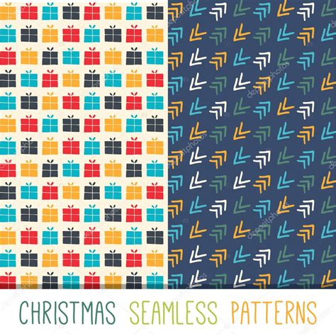 Collection Of Vector Seamless Patterns Stock Vector By ©vitek75 54171359