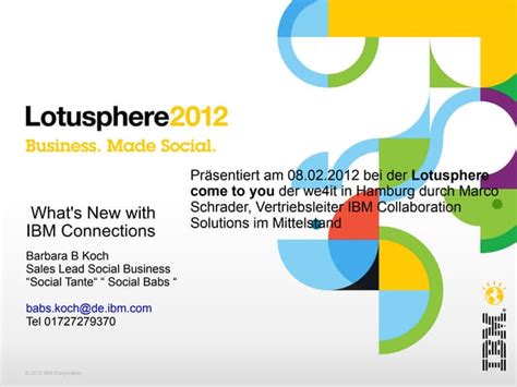 Whats New In Ibm Connections Next Ppt