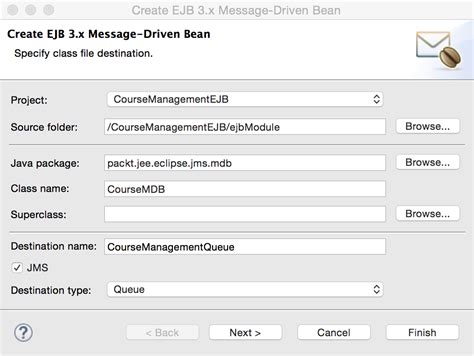 Consuming Jms Messages Using Mdbs Java Ee 8 Development With Eclipse
