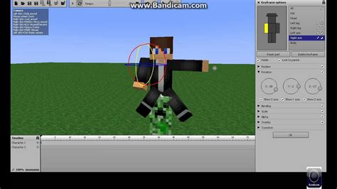 How To Make Animation With Mine Imator For Screenshot Youtube