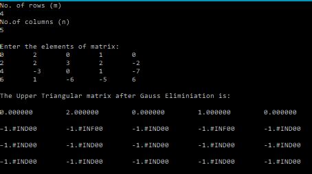 Gauss Elimination C PROGRAM BragitOff Com
