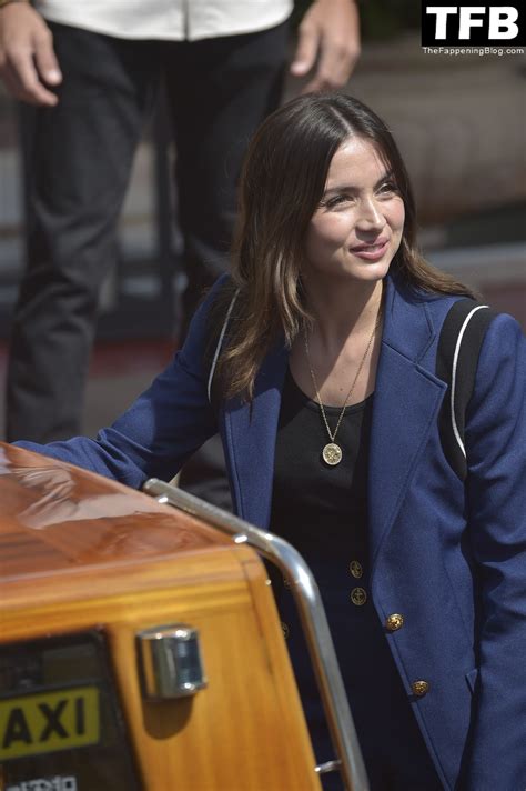Ana De Armas Looks Stunning Arriving At The Venice International Film Festival New Photos