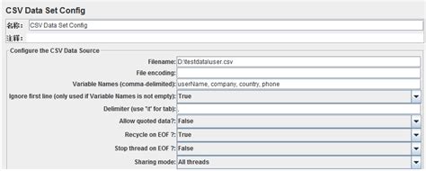 JMeter 配置元件 CSV Data Set Config random csv data set config插件下载 CSDN博客