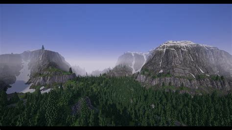Cliff Terrain Demo Minecraft Terraform 329 76 Youtube