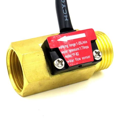 Yf B2 Bsp G12 Water Flow Sensor Turbine Meter Ce Vicedeal