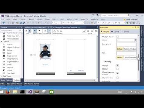 Video Xamarin Designer For IOS In Visual Studio Mikebluestein Com