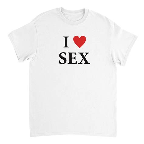 I Love Sex T Shirt Abgrund Couture