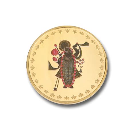 Shreenath Ji Aarya24kt Gold Foil Artwork T Items