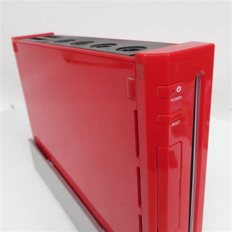 Nintendo Wii Rvl 001 Home Video Game Console Red 5689