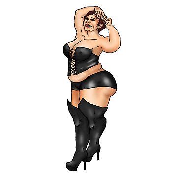 Femdom Bbw No2 Poster By Pinupsandpulp Redbubble