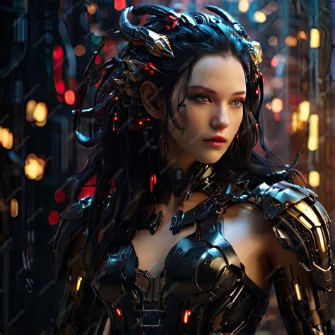 Premium Photo Imagine A Powerful Elegant Animated Character With Long