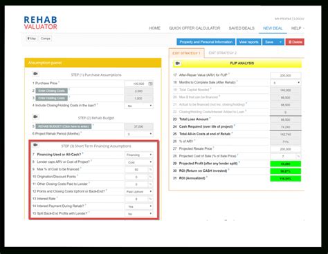 Free Fix And Flip Spreadsheet Within Free Real Estate Property Flipping
