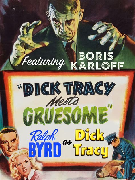Prime Video Dick Tracy Meets Gruesome Ralph Byrd As Dick Tracy Featuring Boris Karloff