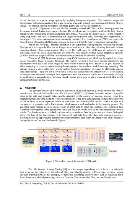 Image Noise Reduction By Deep Learning Methods Pdf