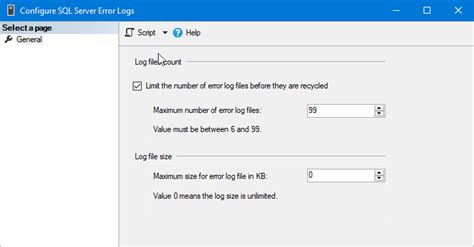 Large Sql Server Error Log Using Excessive Disk Space