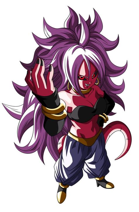 Majin Androide 21 Render 1 Alt 1 By Ssjrose890 On Deviantart Anime Dragon Ball Super Anime