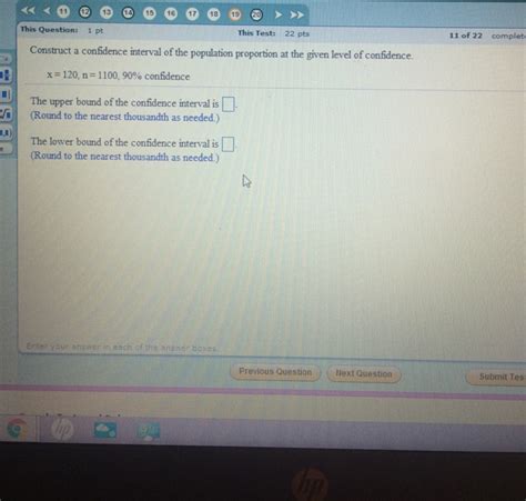 Solved Construct A Confidence Interval Of The Population