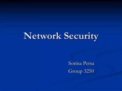 PPT Network Security PowerPoint Presentation Free Download ID 805894