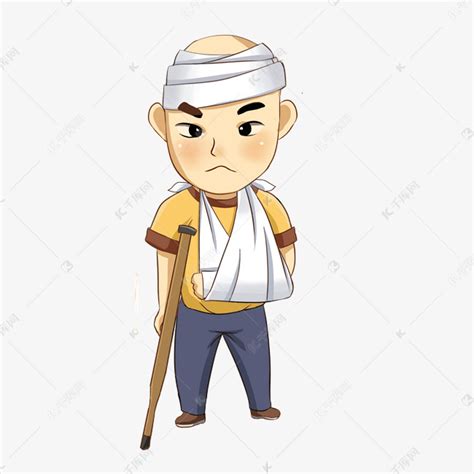 骨折受伤患者素材图片免费下载 千库网