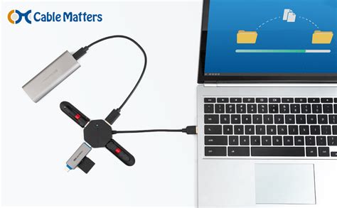Amazon Com Cable Matters Ultra Mini Port Usb Hub Usb Hub Usb Dock Electronics