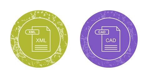 XML And CAD Icon Vector Art At Vecteezy