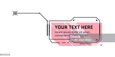 Hud 미래 지향적 인 스타일의 콜아웃 제목입니다 인포 그래픽 은 박스 바와 현대 디지털 정보 프레임 레이아웃 템플릿을