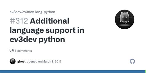 Additional Language Support In Ev3dev Python · Issue 312 · Ev3dev
