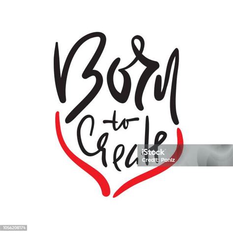 만들태어난 단순 영감과 동기 부여 견적 손으로 그린 아름 다운 글자 영감 포스터 티셔츠 가방 컵 카드 전단지 스티커 배지 대 한 인쇄 우아한 서 예와 기호 T 셔츠에 대한