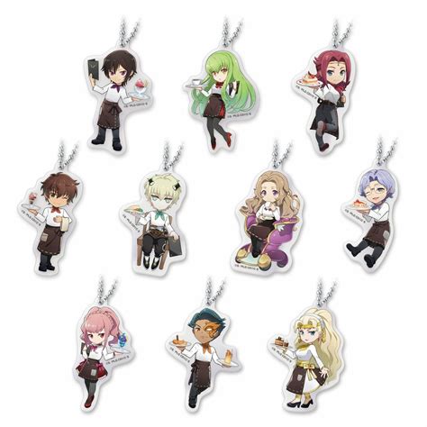 Code Geass Resurrection Lelouch Cafe Acrylic Keyholder Cc My Anime Shelf