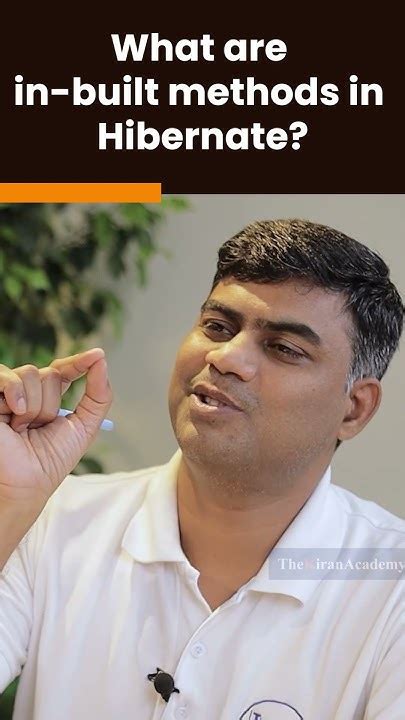 What Are In Built Methods In Hibernate Java Interview Question Shorts Kiransir Youtube