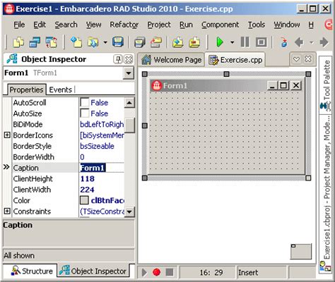 C Builder Introduction