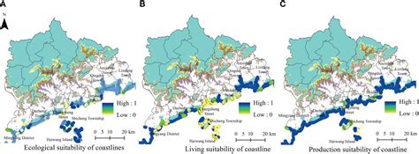 Frontiers County Level Environmental Carrying Capacity And Spatial Suitability Of Coastal