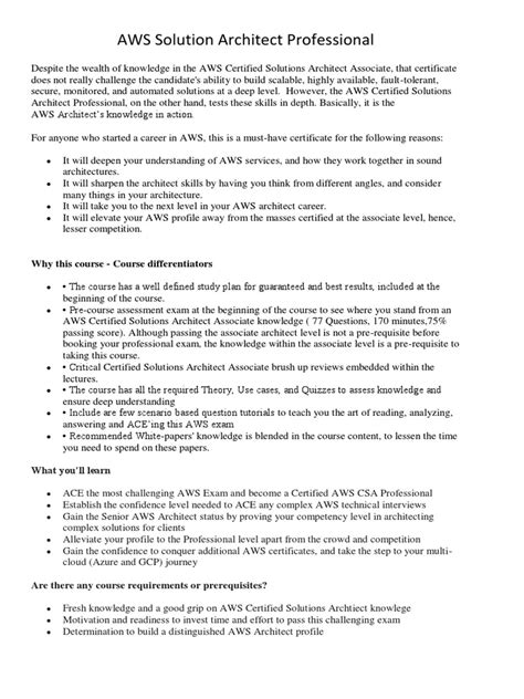 Aws Solution Architect Professional July 2022 Pdf Amazon Web Services Cloud Computing