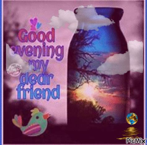 Good Evening Friend Free Animated  Picmix