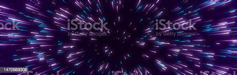 우주 공간의 광선 폭발 효과 미래 지향적 인 데이터 흐름 공상 과학 모션 배경 화면 3d 렌더링 다중 색상에 대한 스톡 사진 및 기타 이미지 Istock