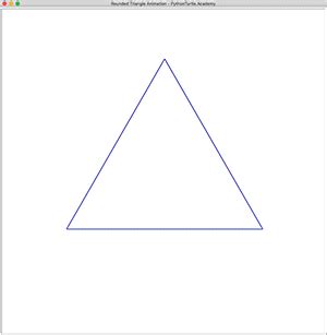 Rounded Triangle Animation With Python Turtle Python And Turtle