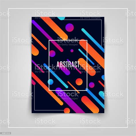 검은 배경에 평면 동적 디자인입니다 커버 플 래 카드 포스터 전단지 및 배너 디자인에 적용 가능 합니다 벡터 일러스트입니다 2차 도형에 대한 스톡 벡터 아트 및 기타 이미지