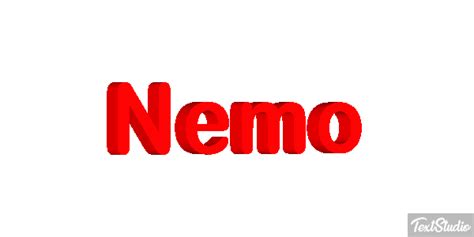 Nemo Name Animated  Logo Designs
