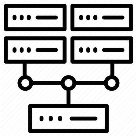 connection database network server storage icon download on