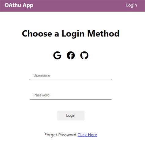 GitHub SankaraMoothi Client OAuth Login With Facebook Google And