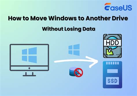 How To Move Windows To Another Drive Without Losing Data
