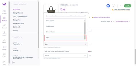 Akeneo Visual Swatch Attribute