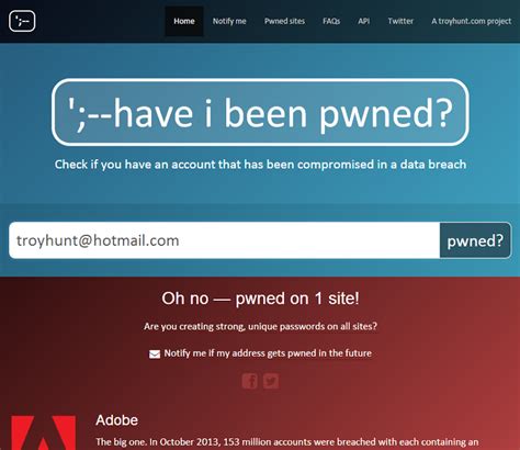 troy hunt have you been pwned now you can be automatically told when you are