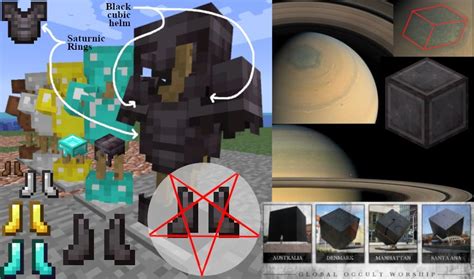Minecrafts Saturnic Demonic And Molochian Symbolism R Saturnstormcube