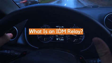 What Is An Idm Relay Electronicshacks