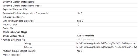 Getting Xcode C Linker Error When Trying To Run An Example Using Armadillo Library Stack