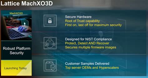 Lattice S New MachXO3D Security FPGA And Updated SensAI Look Compelling