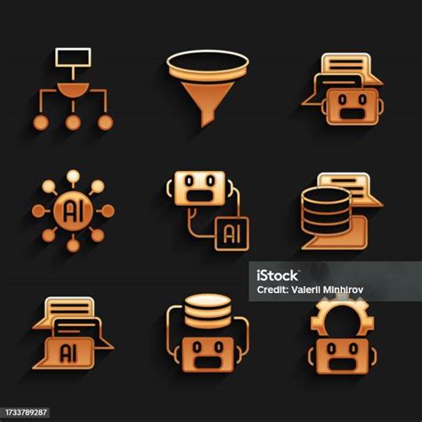 Set Artificial Intelligence Robot Robot Setting Server Data Chat Neural