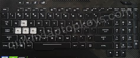 Asus Tuf Gaming Fx705 Replacement Laptop Keyboard Keys