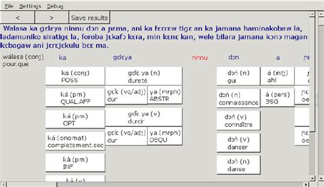 Graphical Interface Of The Daba Disambiguation Tool Download Scientific Diagram